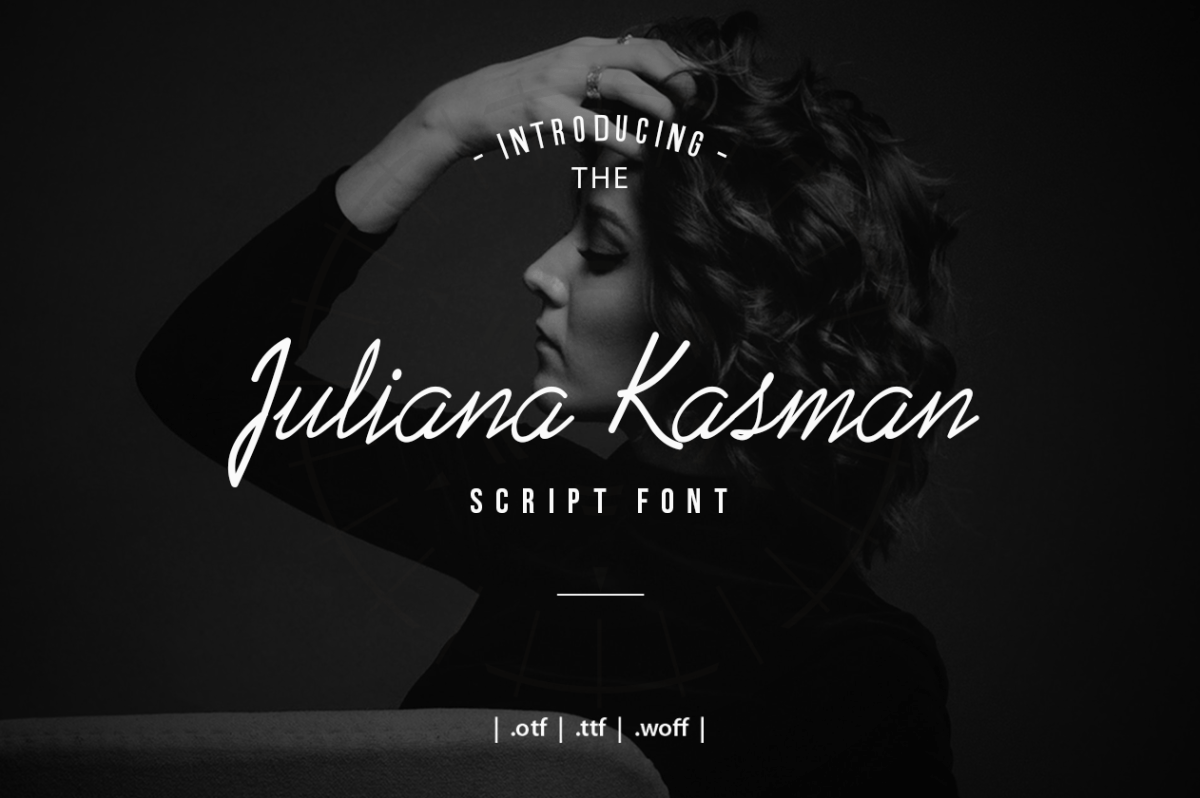 Juliana Kasman Script Font – yantodesign
