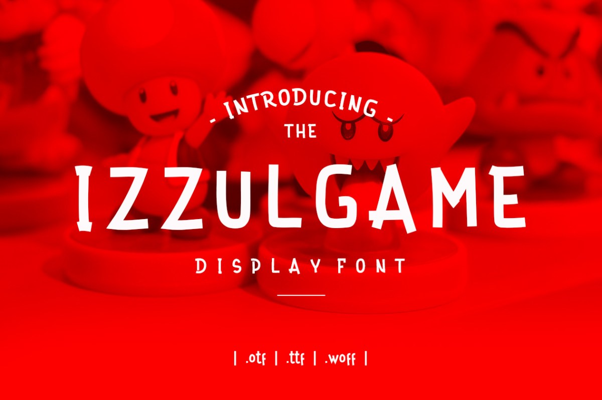 Izzul Game Display Font – yantodesign